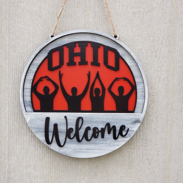 Ohio State Round Signs - Etsy
