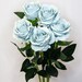 Velvet Roses dusty Blue Blue Roses Artificial Roses Blue Velvet - Etsy
