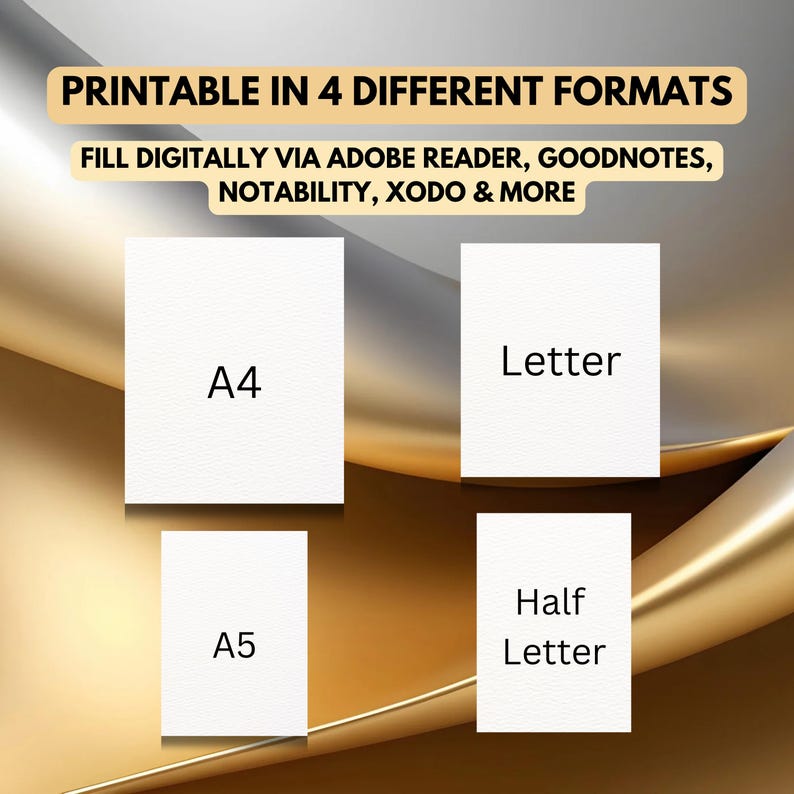 Floral To-do List Printable, Instant Download PDF, Flower Design Task ...