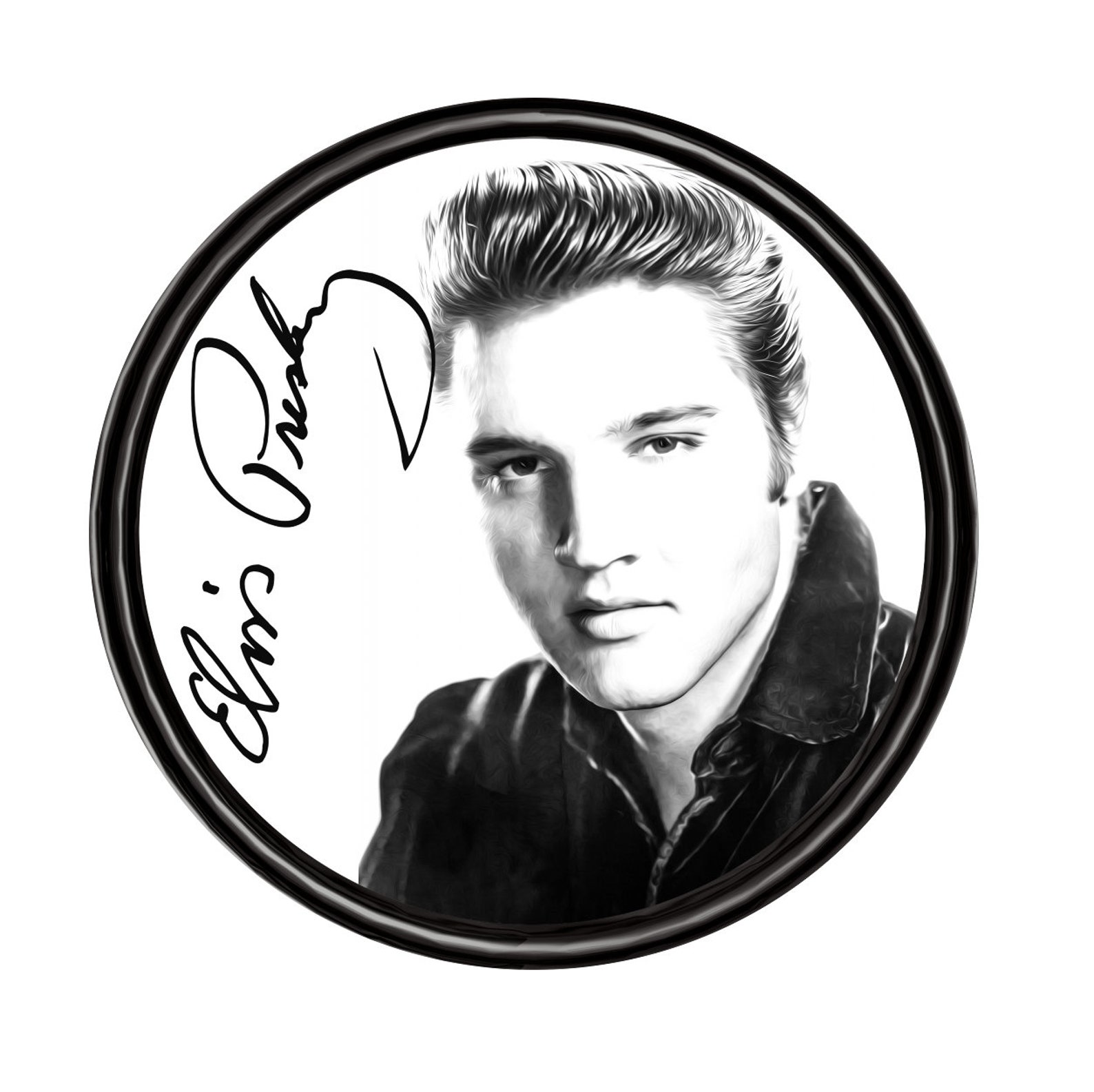 Elvis Presley Edible Cake Topper - Etsy