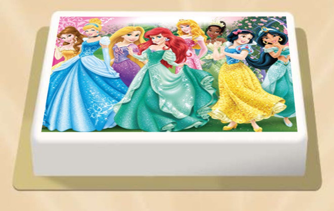Edible Princess Image Cake Topper - Etsy