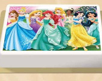 Pink Princess Tulle Baby Girl Cake Edible Image Frosting Sheet - Etsy