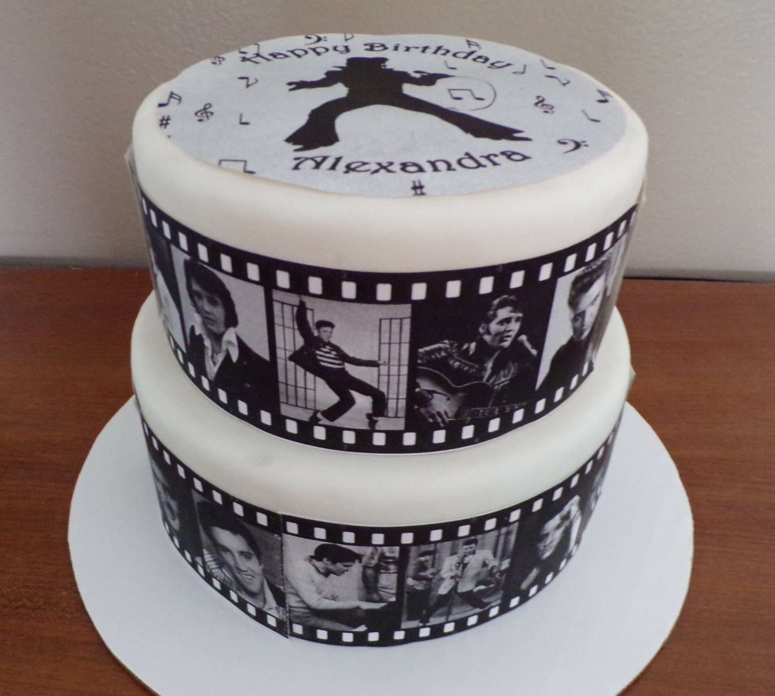 Elvis Presley Edible Film Strips Cake Topper - Etsy