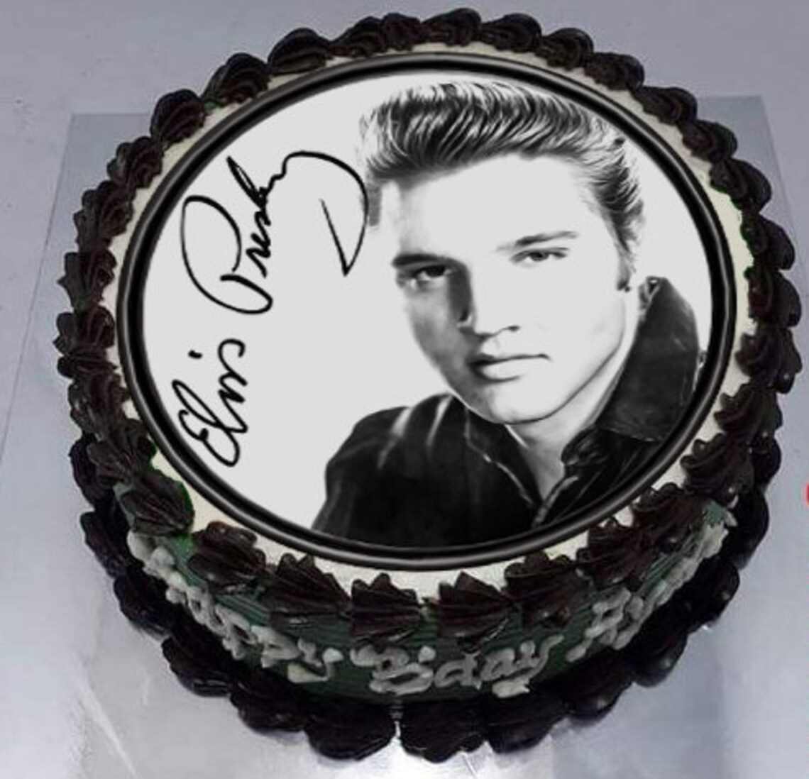 Elvis Presley Edible Cake Topper - Etsy