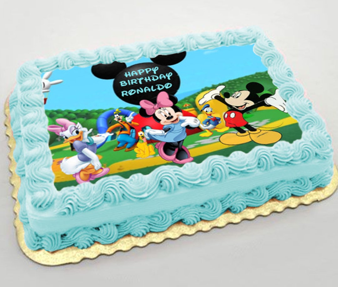 Mickey Mouse Clubhouse Birthday Sheet Cake