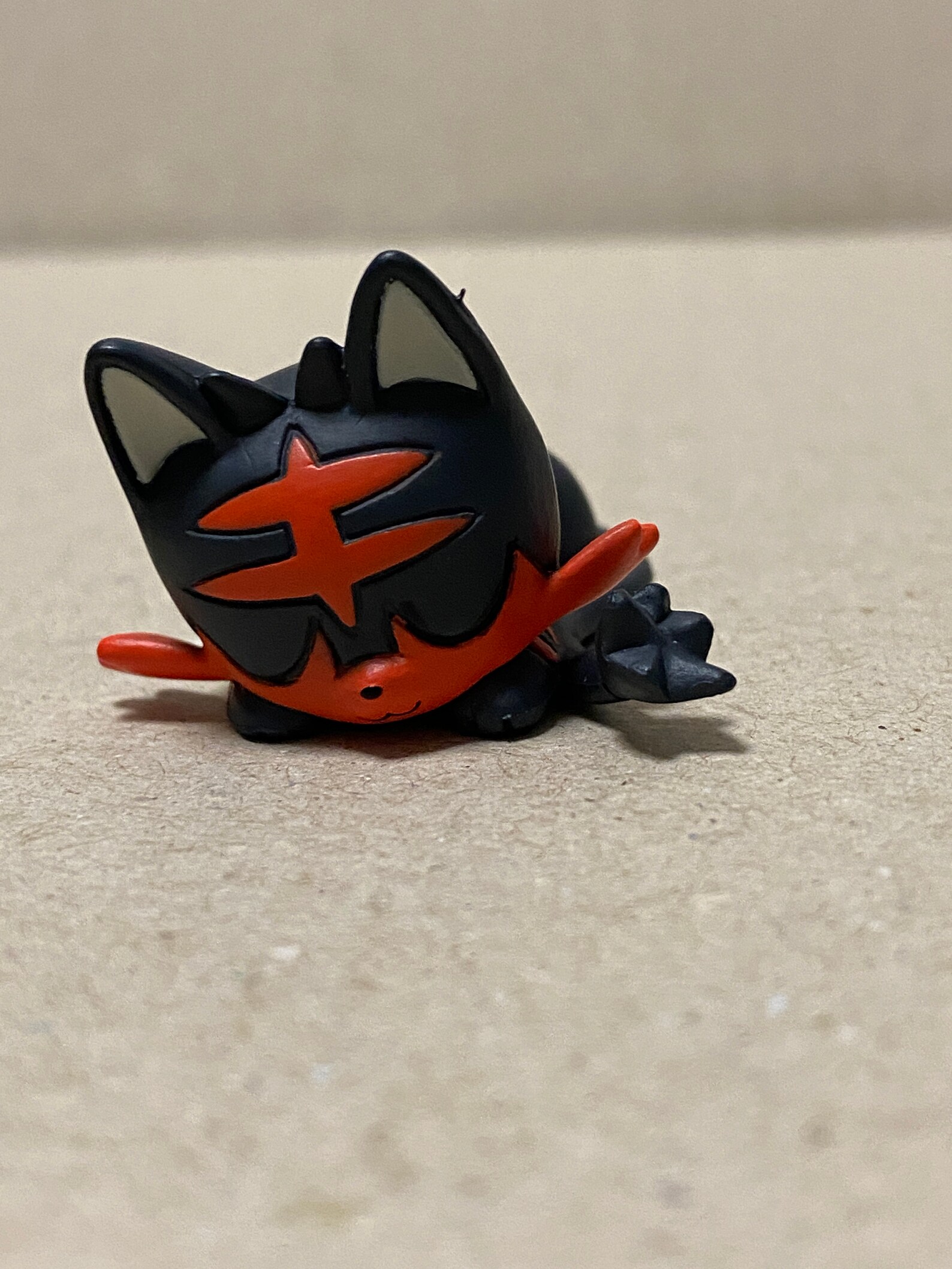 Litten sleep Pokemon Figure Nintendo Pocket Monster Very Rare | Etsy