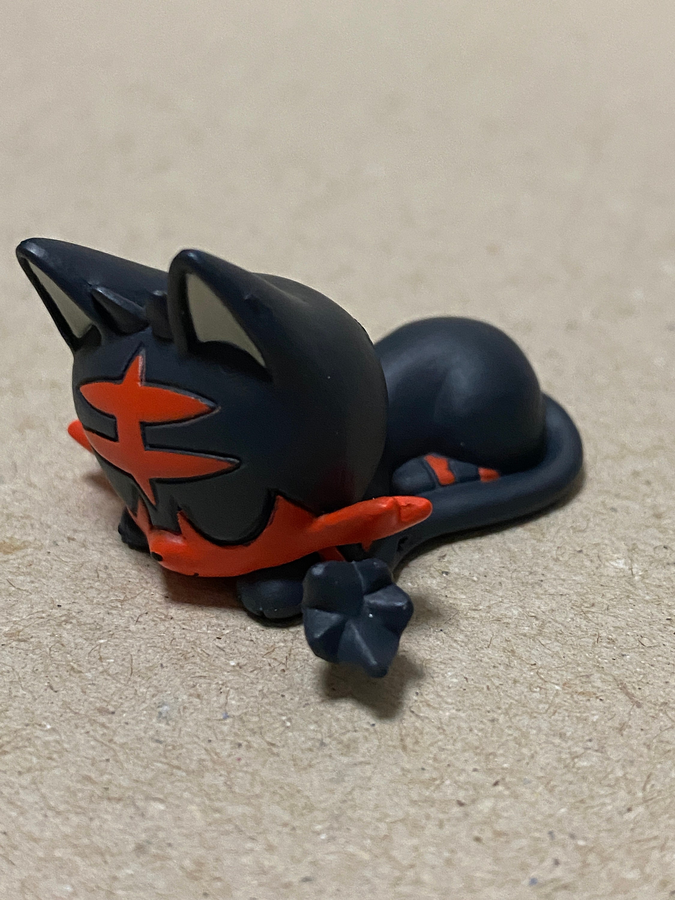 Litten sleep Pokemon Figure Nintendo Pocket Monster Very Rare | Etsy