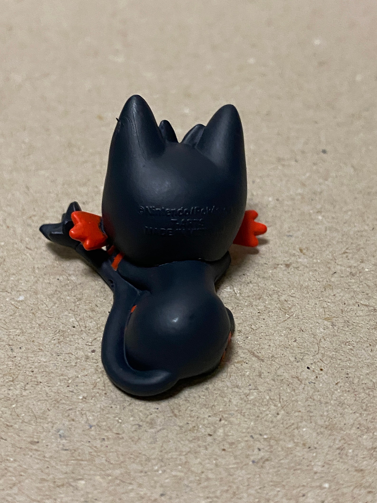 Litten sleep Pokemon Figure Nintendo Pocket Monster Very Rare | Etsy