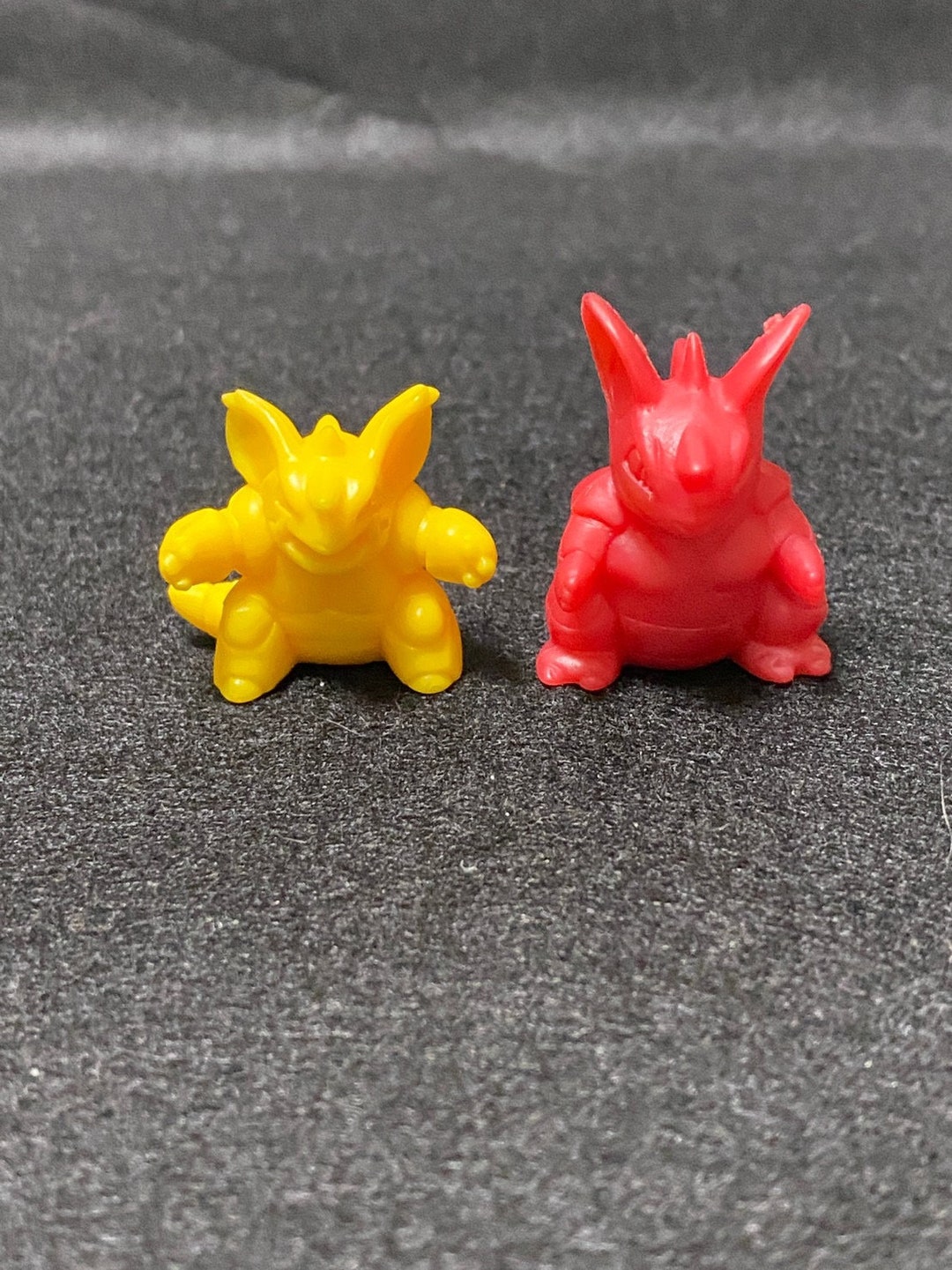 Nidoking Nidoqueen Pokemon Rubber Mini Figure Nintendo Pocket - Etsy