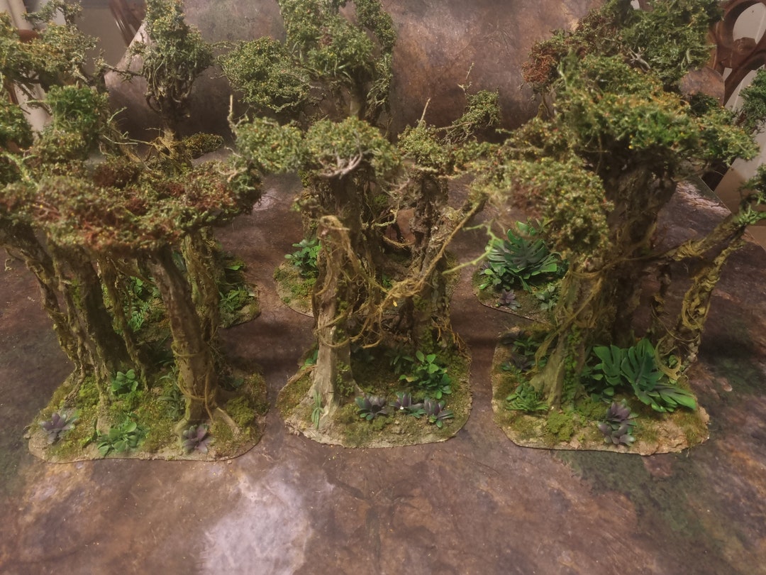 Rainforest Trees - Terrain for Wargaming, Dnd, Warhammer and Tabletop ...