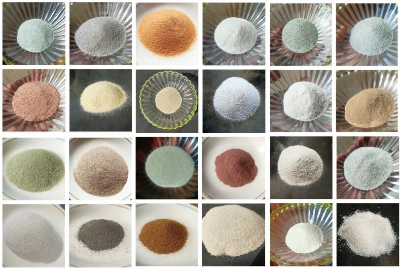 Set of 24 Natural Gemstone Dust Powder, Fine Crushed 25 Ct. in Each ...