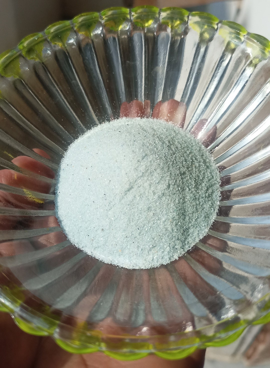 Natural Sky Apatite Powder/ Crushed Apatite, Handmade, for Resin Art ...