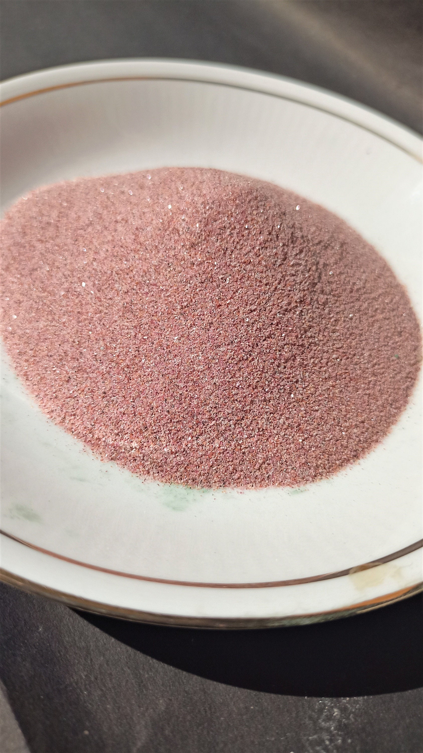 Natural Ruby Gemstone Crushed Fine Powder, Use for Mineral Art ...