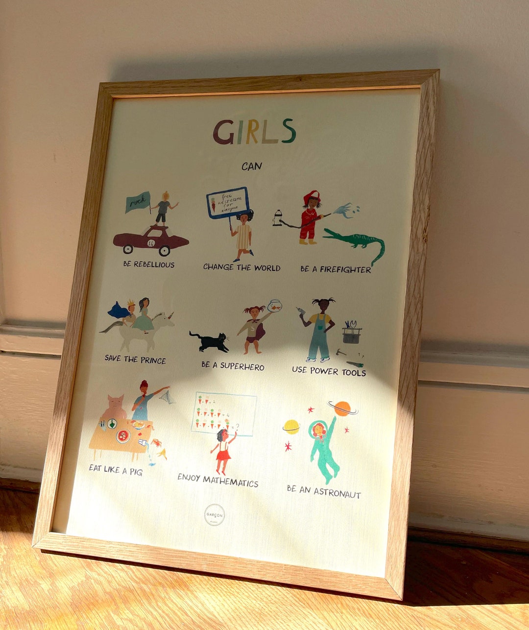 Poster "girls Can" A3 - Etsy