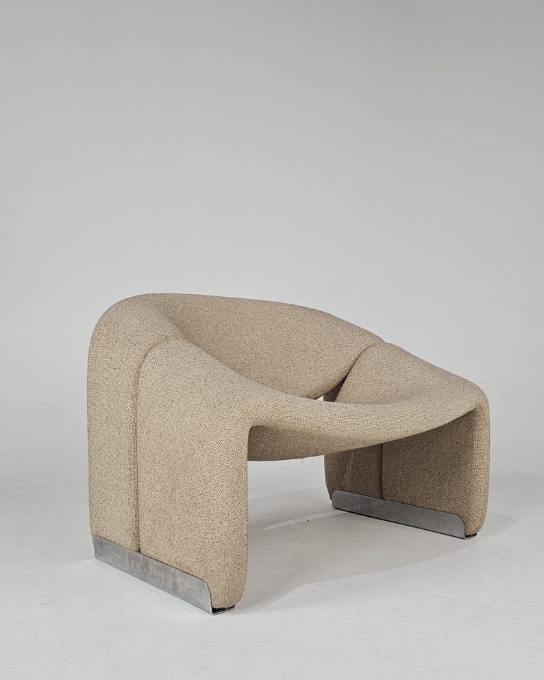 Pierre Paulin Groovy Chair - Etsy