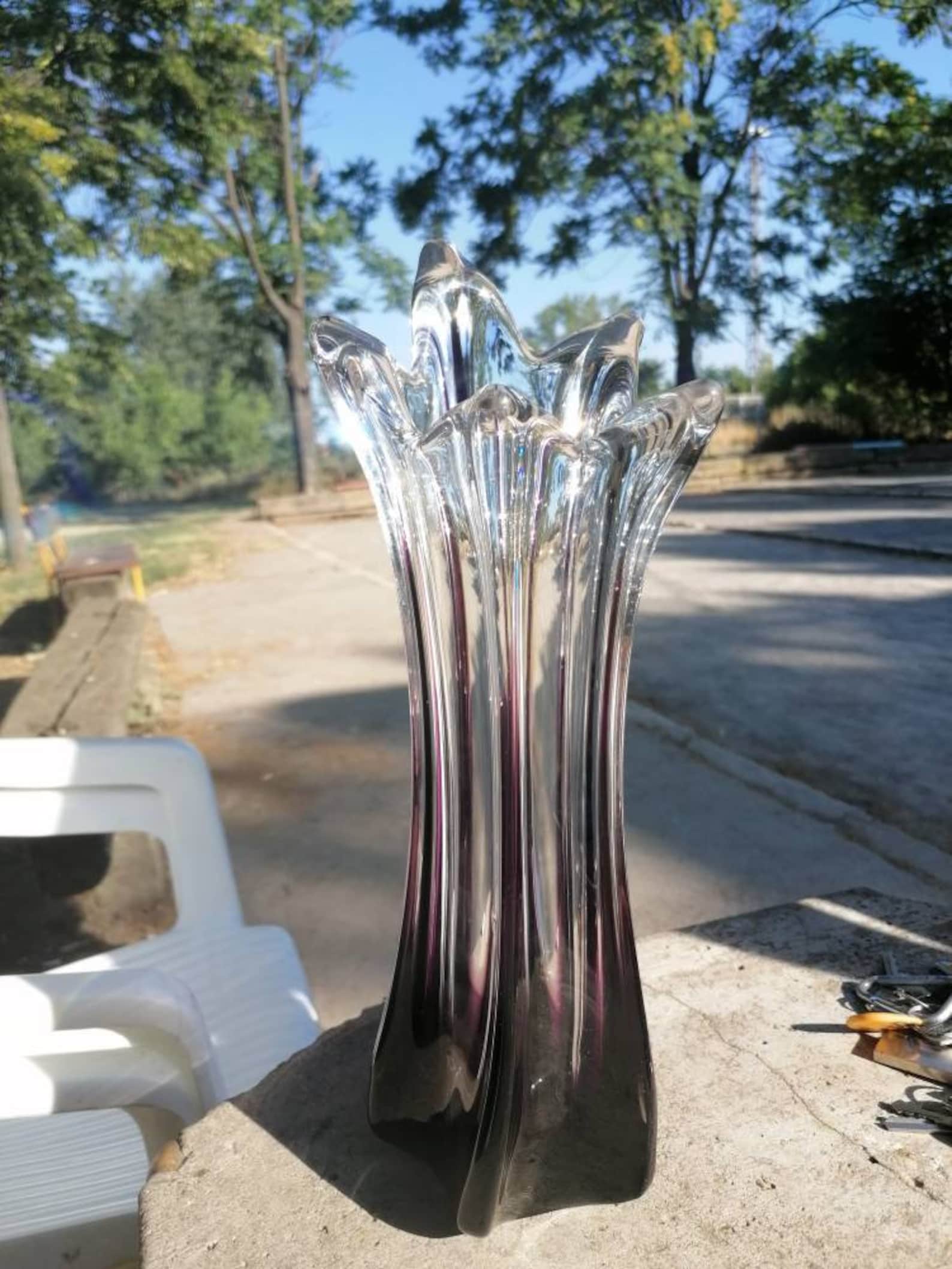 Wonderful Murano Big Massive Vase - Etsy
