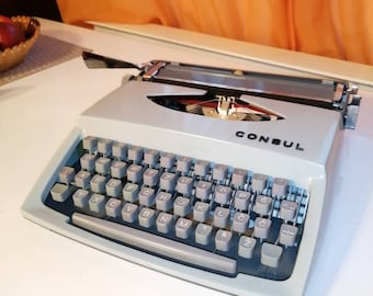 Consul 232 Mint Green Typewriter 1960's With New INKRIBBON and FREE ...