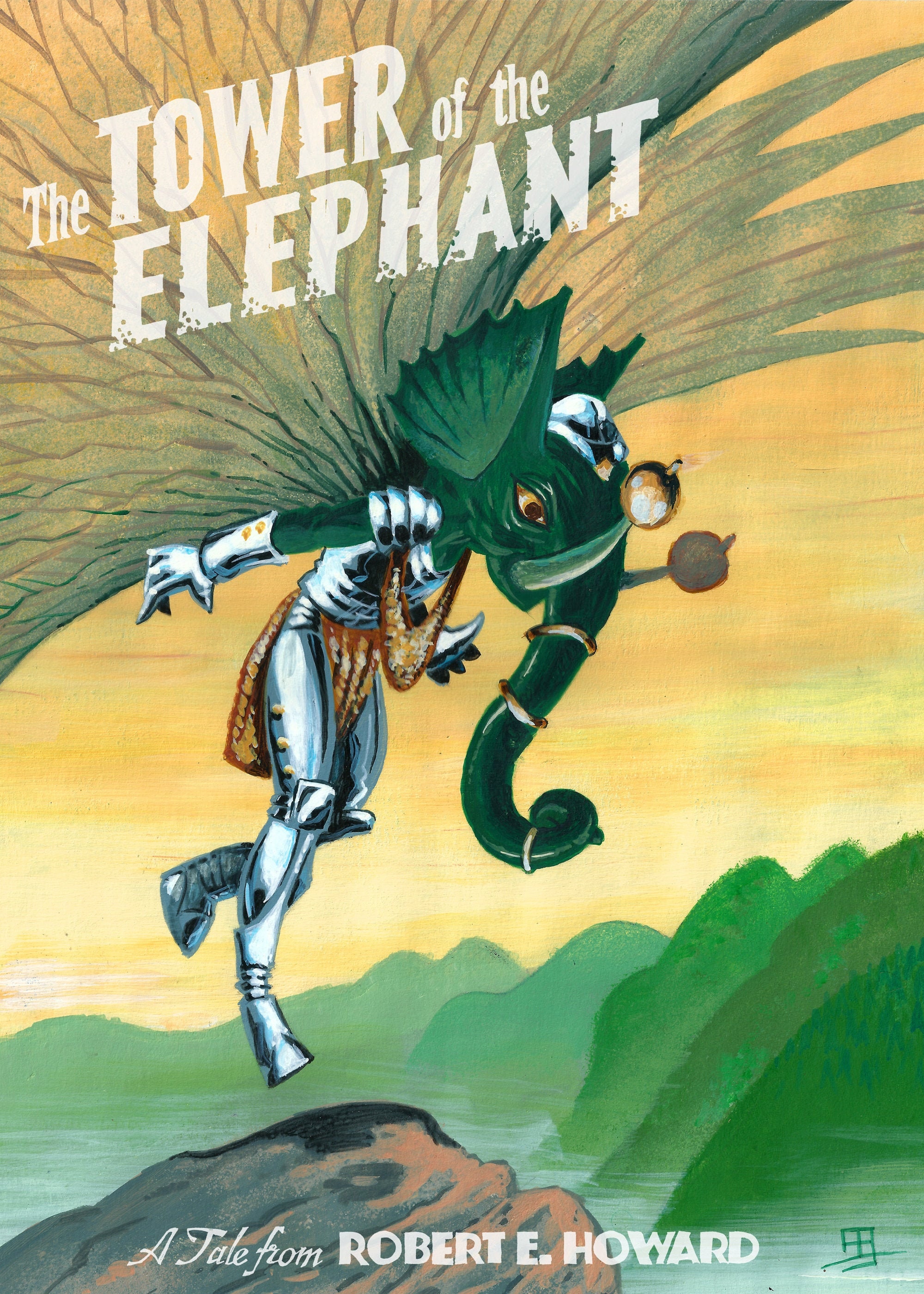 Conan Original Illustration 'the Tower of the | Etsy