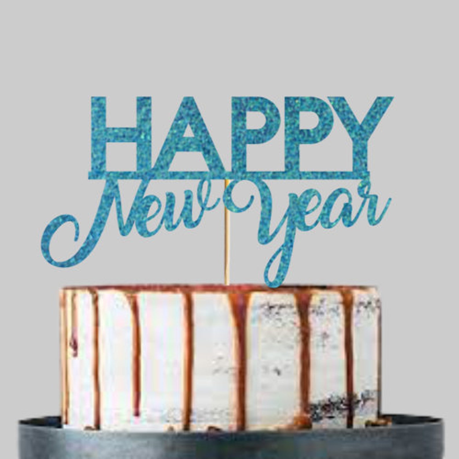 Happy New Year Cake Topper, 2022 New Year Cake Topper, NYE Cake Topper ...