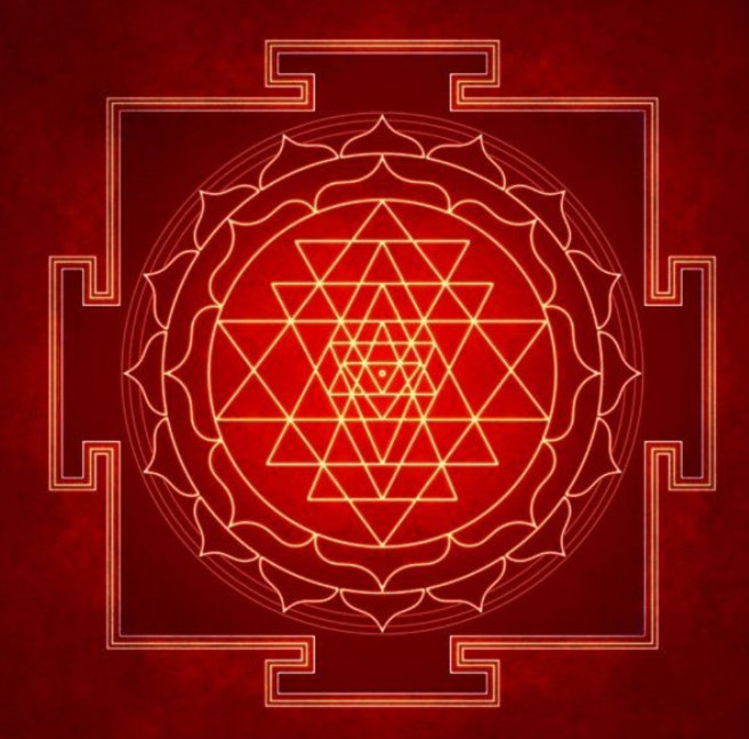 Red Sri Yantra Oudh - Etsy