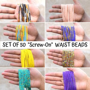 African Waist Beads With Clasp, Waist Bead Set, Waist Beads Wholesale ...