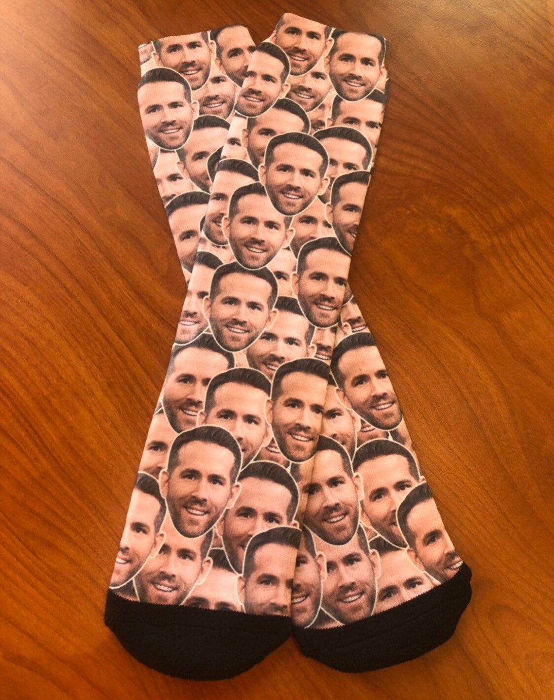 Ryan Reynolds Socks All Over Print Celebrity Fan Club | Etsy