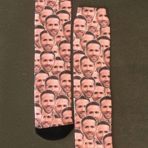 Ryan Reynolds Socks - Etsy