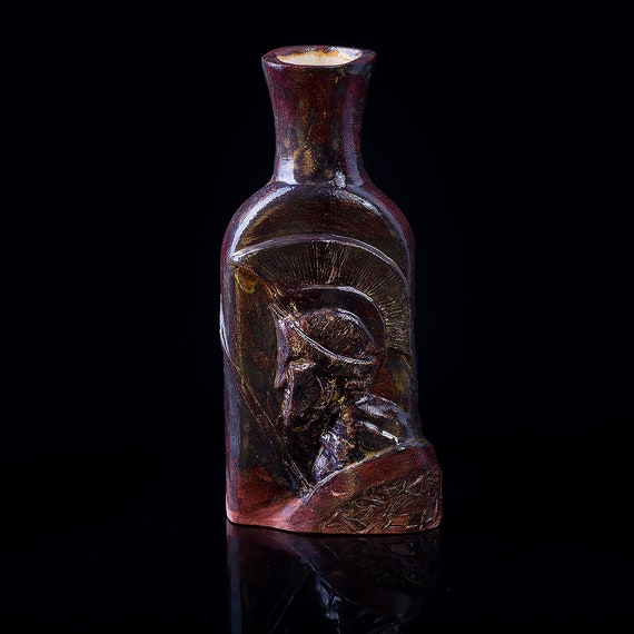 Sparta Vase Bottle Spartan Ceramic Flower Vase Handmade - Etsy