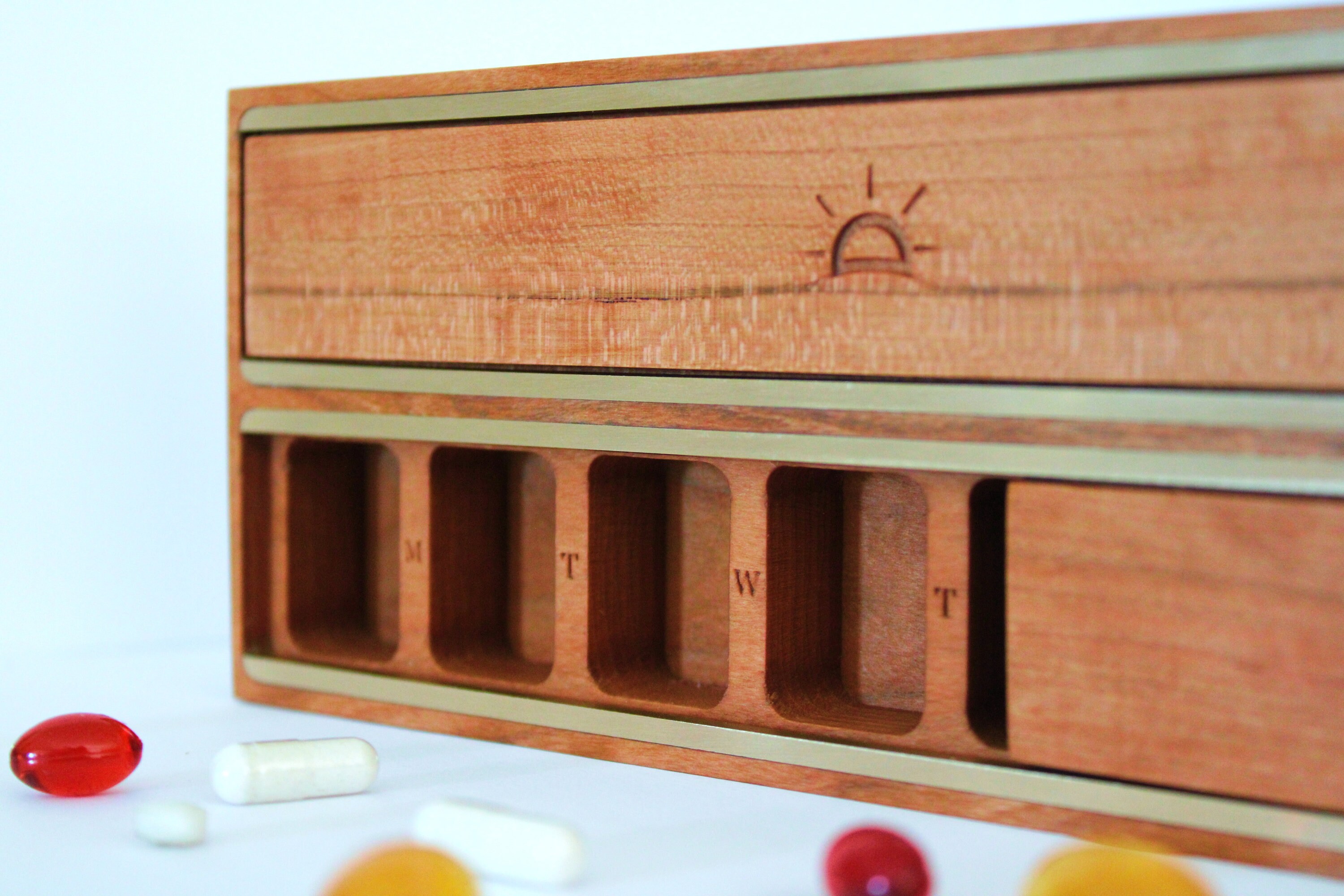 Jumbo Pill Box Large Pill Case Weekly Pill Case 7 Day Pill - Etsy