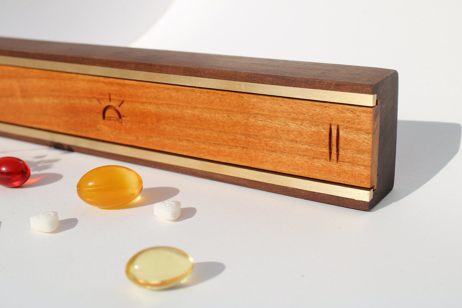 Pill Case Custom Gift Wood Pill Box Pill Box Large Pill | Etsy