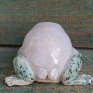 Ceramic Frog Figurine Ceramic Sculpture Animal Sculpture - Etsy