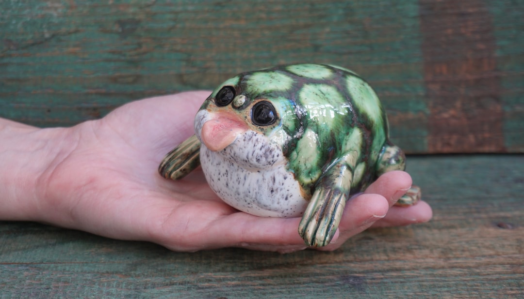 Handmade Ceramic Frog Figurine: Weird Sculpture Art, Rain Frog - Etsy