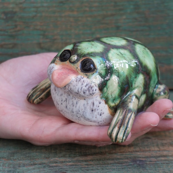 Ceramic Frog - Etsy