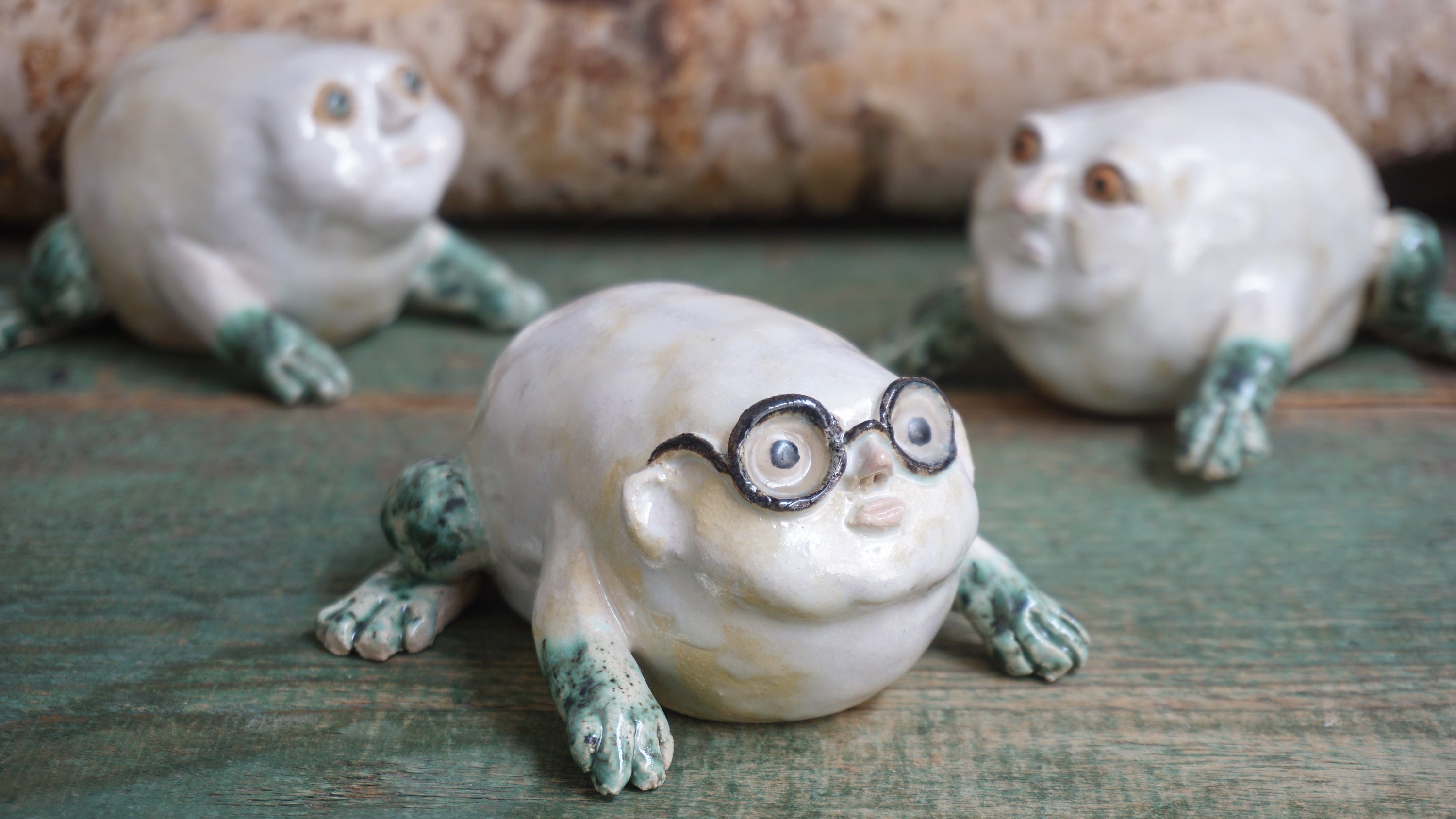 Ceramic Frog Figurine Ceramic Sculpture Animal Sculpture - Etsy