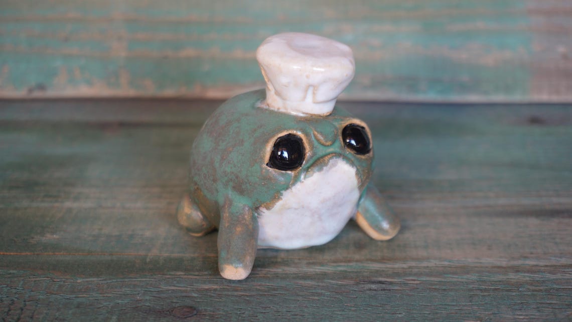 Handmade Ceramic Chef Figurine: Weird Sculpture Art - Etsy