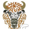 Wild Animals Embroidery - American Bison Embroidery Design. 4 Sizes ...