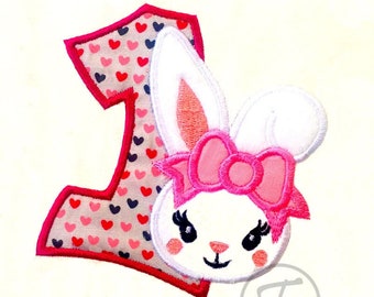 Birthday THREE Machine Embroidery Applique Design BIR0019 - Etsy