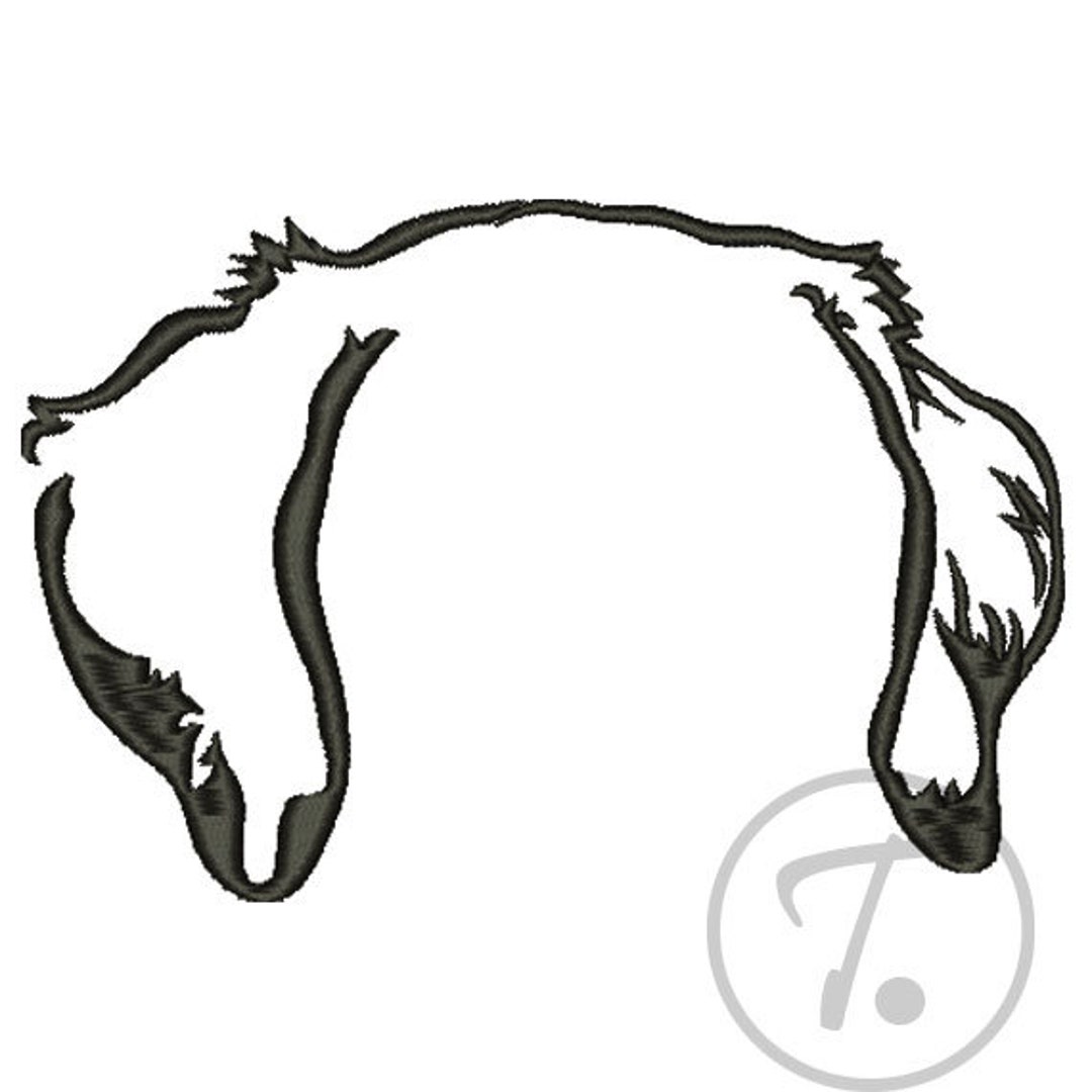 Labrador Ears Design. Embroidery Design of Dog Ears. Labradors - Etsy