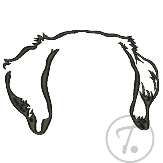 Labrador Dog Ears Embroidery Design: 4 Sizes (digital Pattern) - Etsy