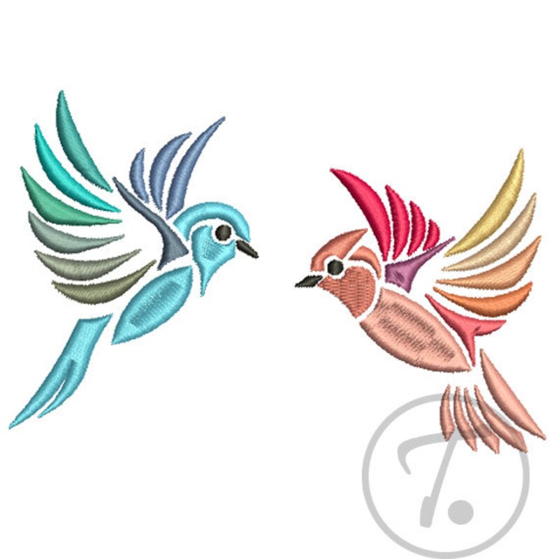 Bird Applique Patterns - Etsy