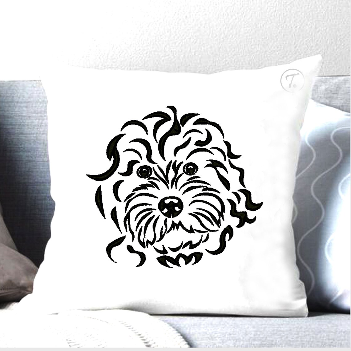 Goldendoodle Dog Embroidery Design: 4 Sizes (digital Pattern) - Etsy