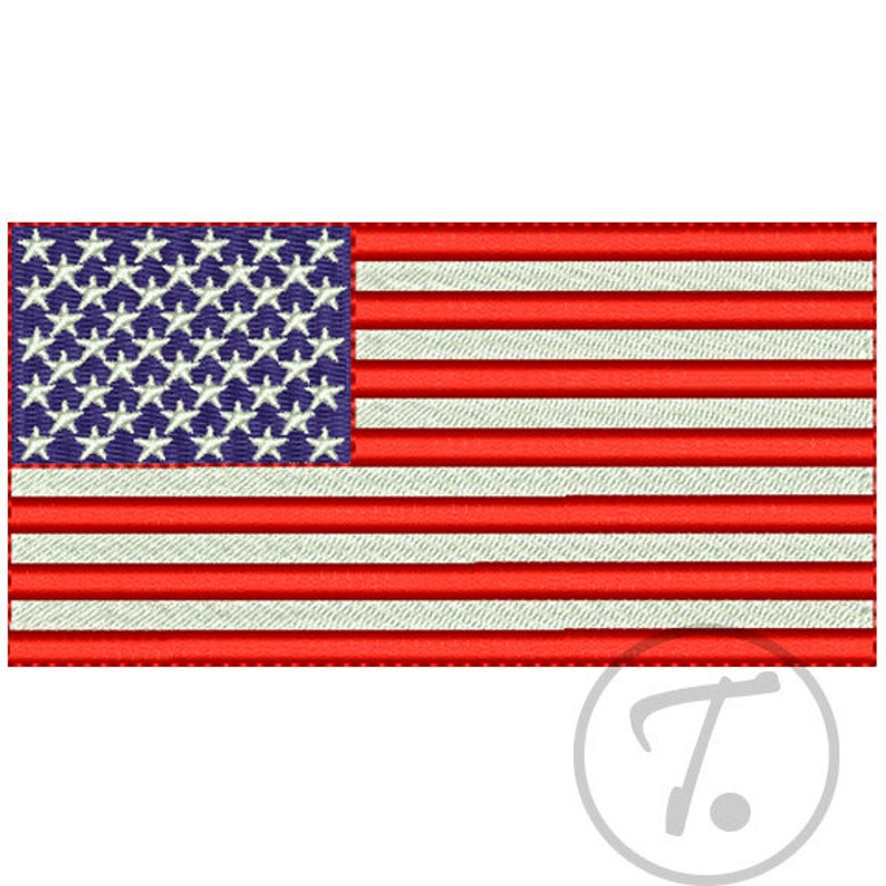 American Flag Embroidery - Etsy