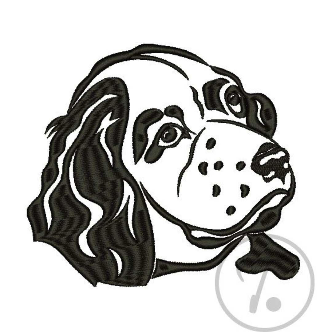 Cocker Spaniel Puppy Dog Embroidery Design in 4 Size. Cocker Spaniel ...