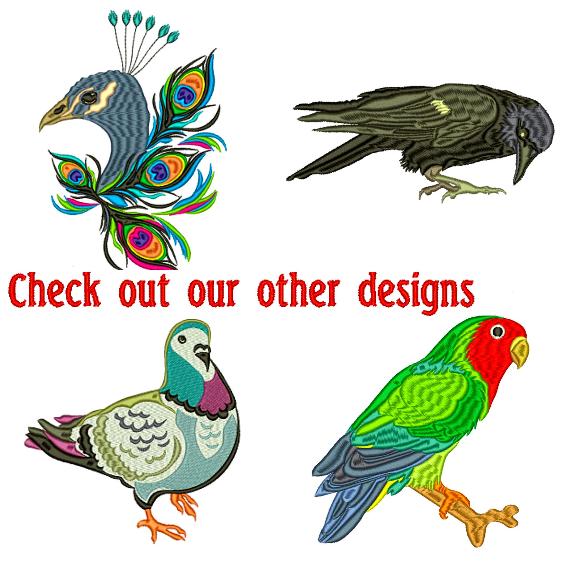 Golden Pheasant Embroidery Design: Pheasant Bird, Digital Pattern - Etsy