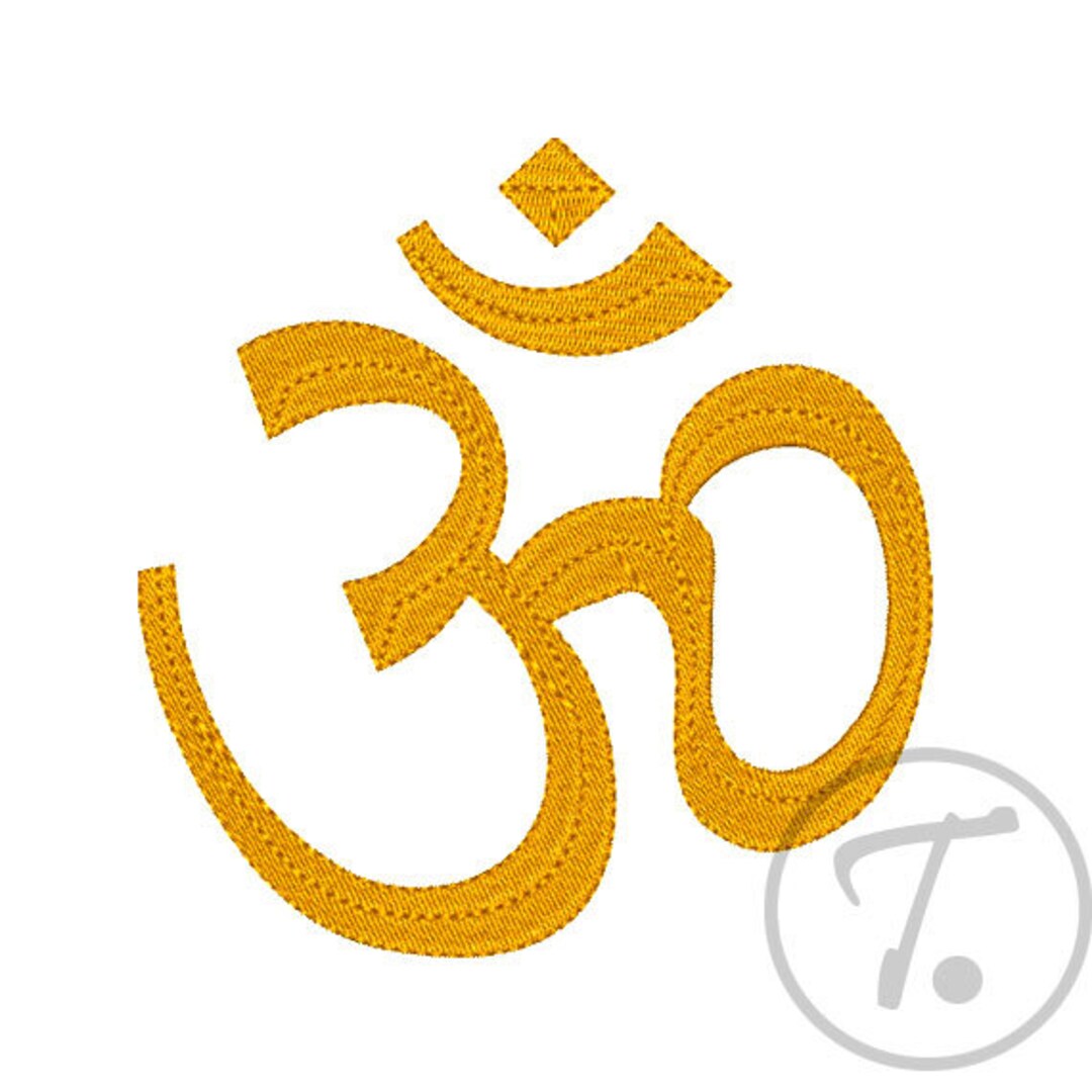 Religious Embroidery Design. Religious Symbol for Hinduism. Embroidery ...