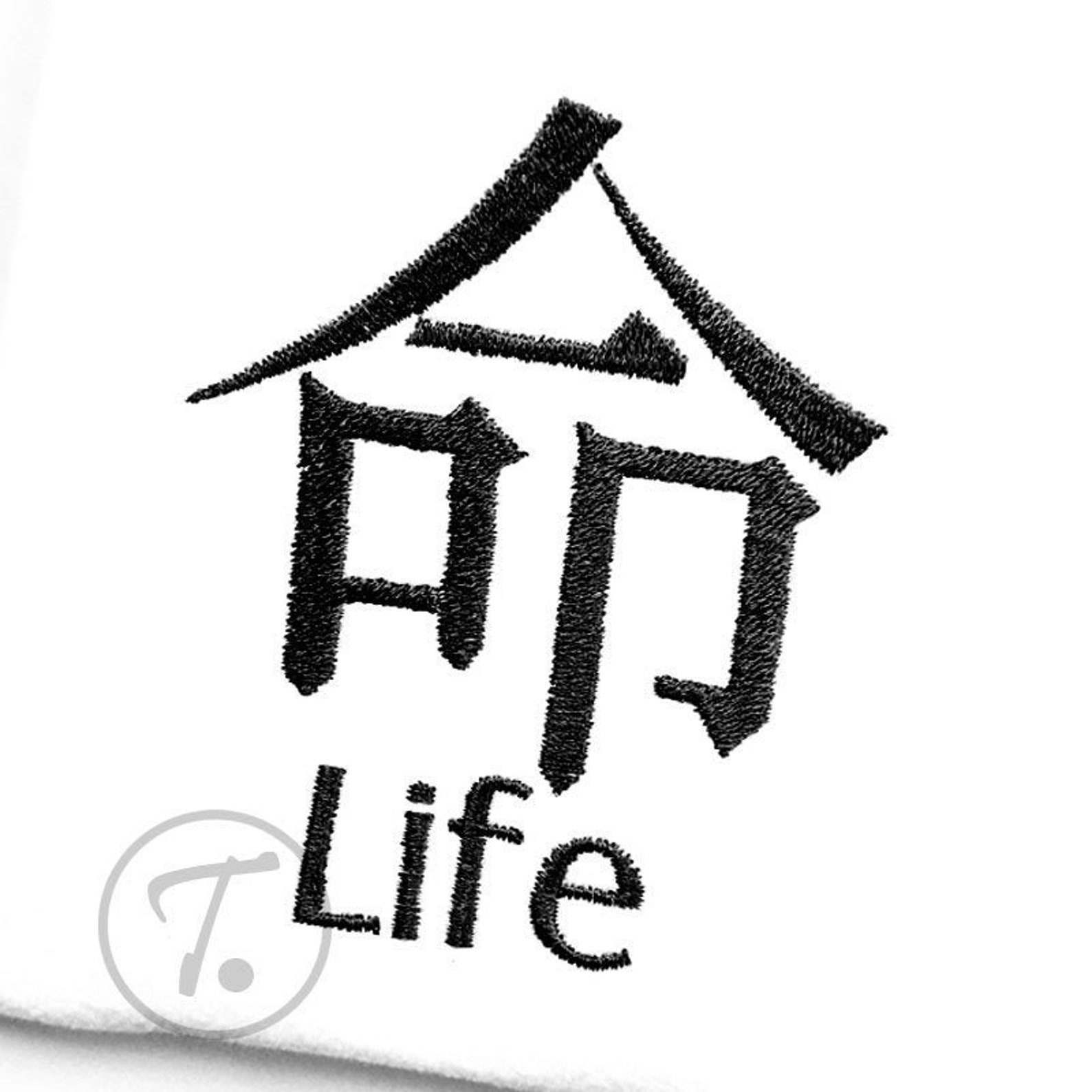 LIFE on Chinese Clothes embroidery. Symbol for life. | Etsy