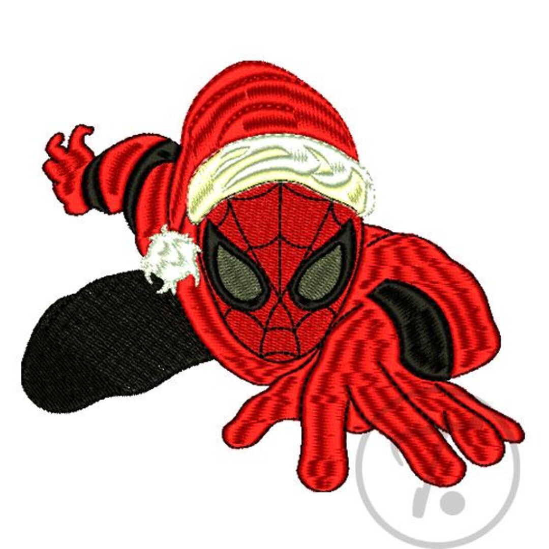 New Year Spider Hero Embroidery Design: 3x3 to 6x10 (digital Pattern ...