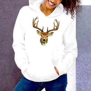 Embroidery Design of Deer in 3 Sizes. Wild Animal Deer. Design of ...