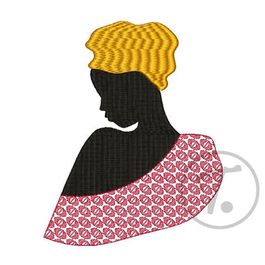 Clothes Embroidery - Woman Silhouette. 4 Sizes. for Various Purposes ...