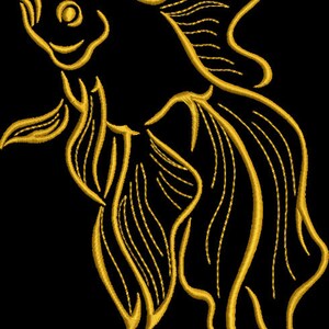 Fishes Embroidery Design. Tropical Fish. 4 Sizes. Aquarium Fish ...